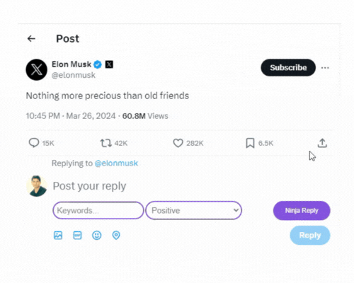 Tweet.ninja - Generate tweets that resonate with your followers